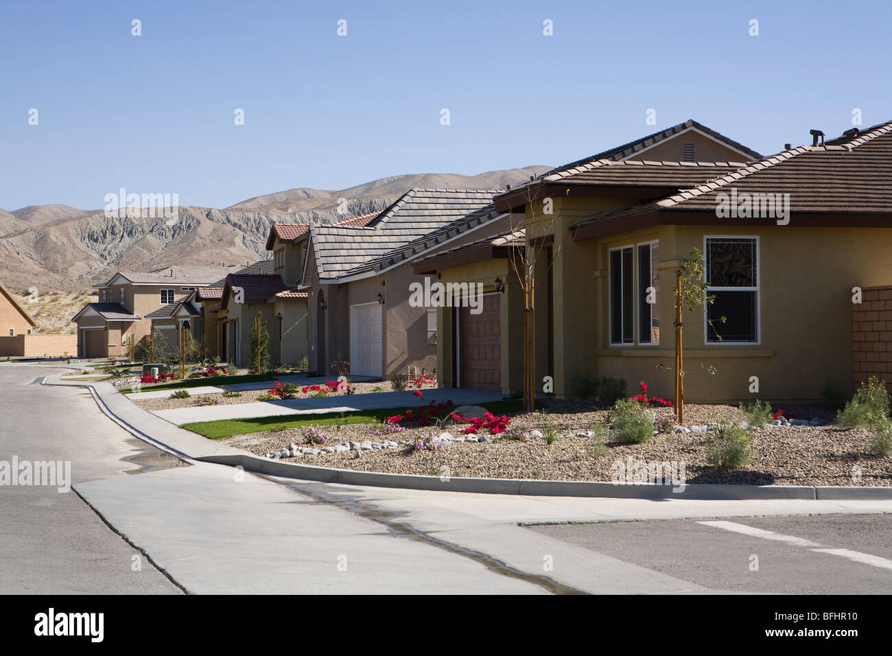 Houses in New Development Stock Photo - Alamy