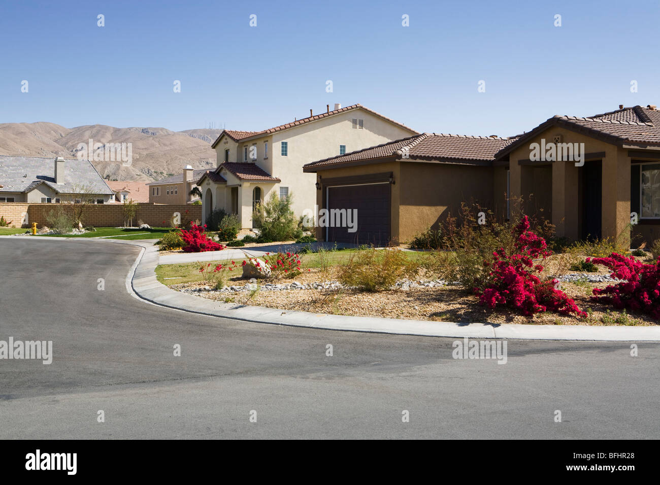 Houses in New Development Stock Photo - Alamy