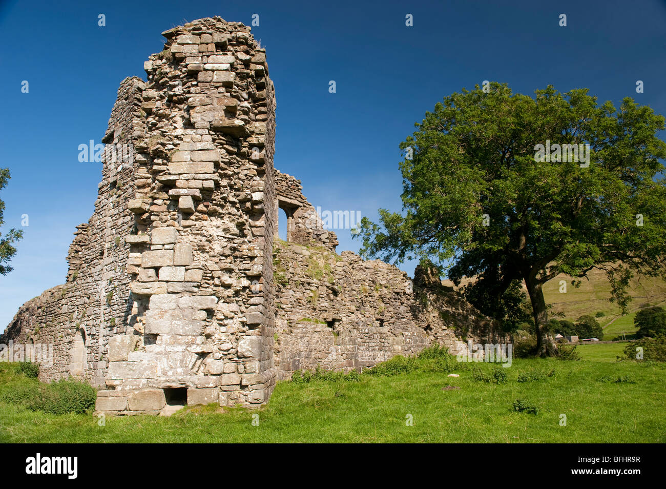 Pendragon Castle, reputed to be the home of Uther Pendragon, father of ...
