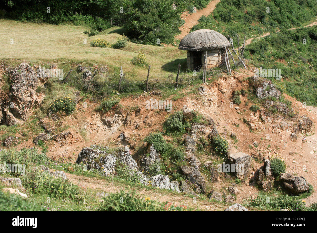 Communist era concrete bunker hi-res stock photography and images - Alamy