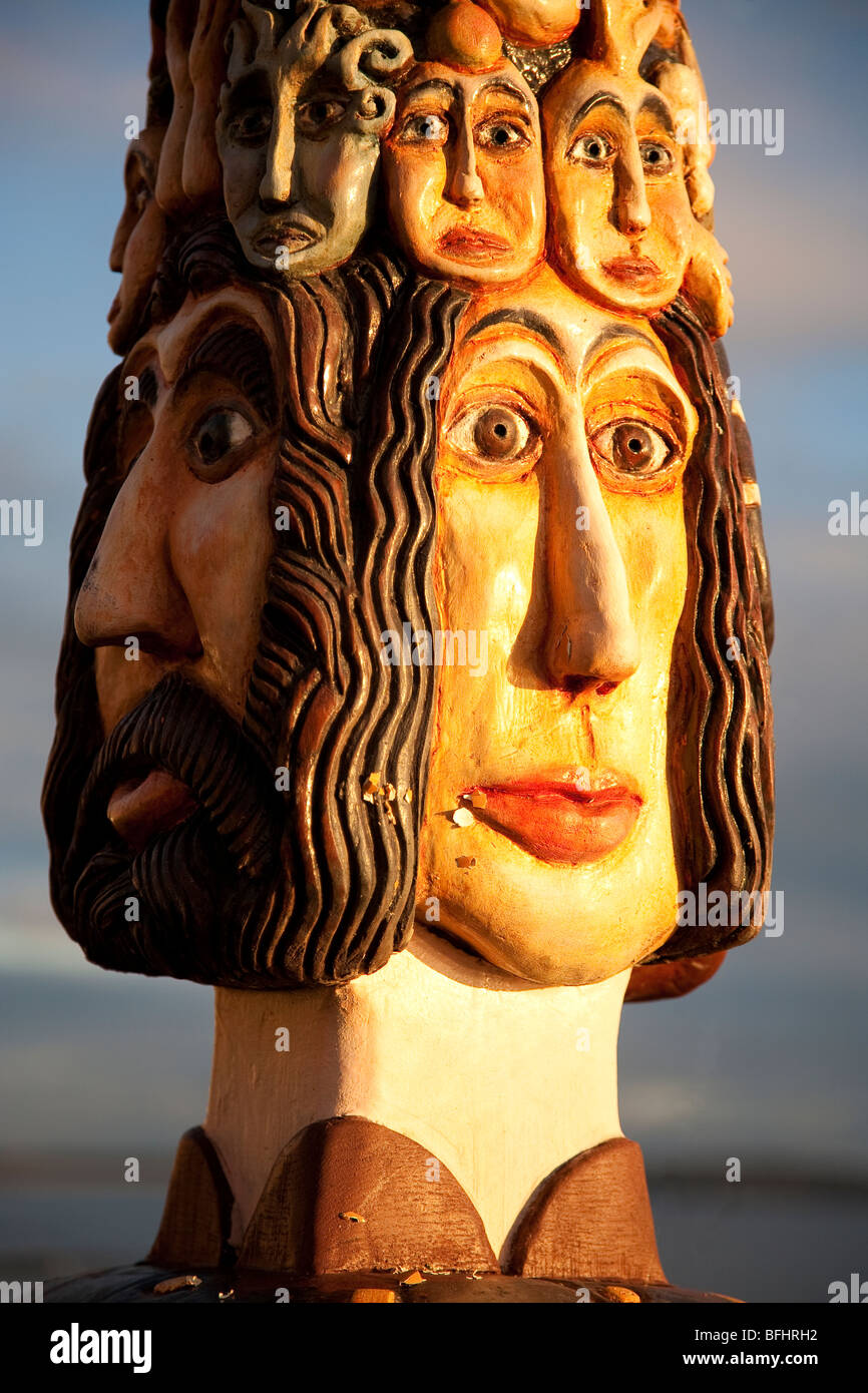 Totem Statue,Lower Largo,Fife,Scotland Stock Photo - Alamy