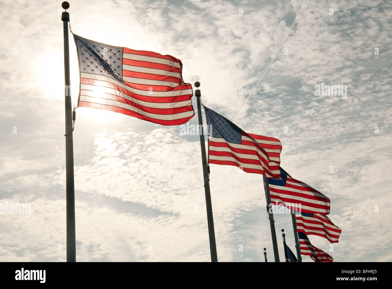 White and sun flag hi-res stock photography and images - Alamy