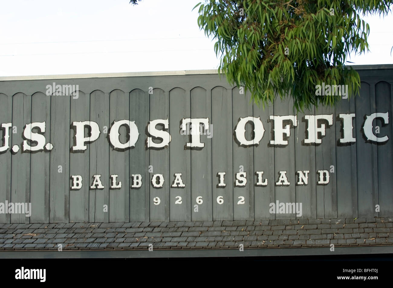 Balboa Island Post Office Stock Photo - Alamy