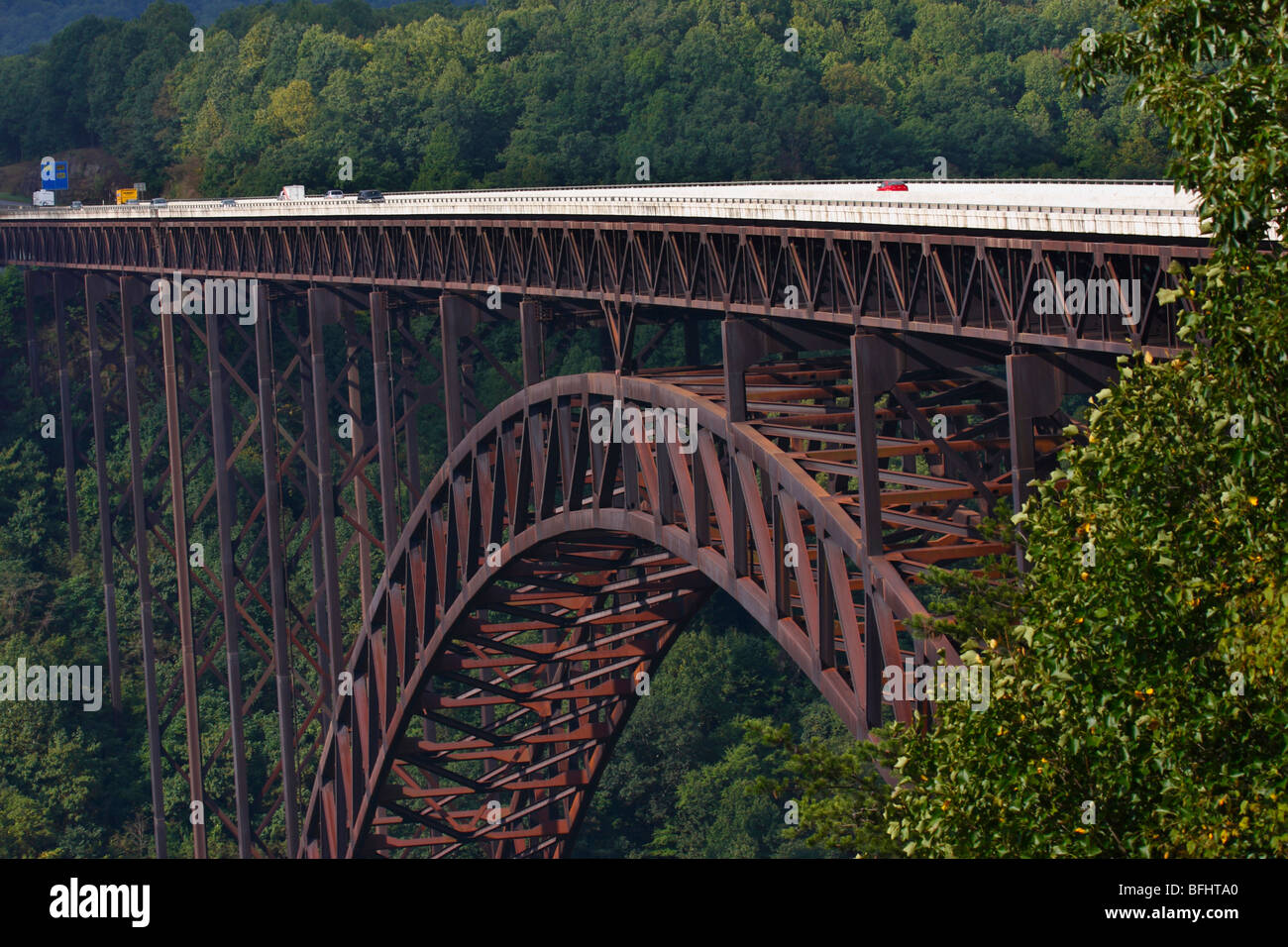 New River Gorge Bridge Fayetteville Fayette county in West Virginia ...