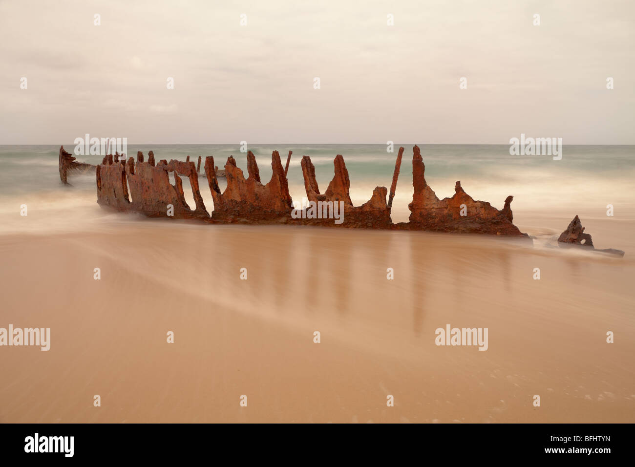 The SS Dicky shipwreck Stock Photo - Alamy