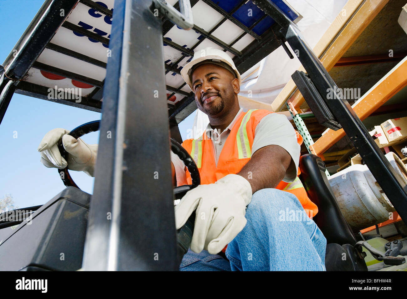 Forklift driver hi-res stock photography and images - Alamy