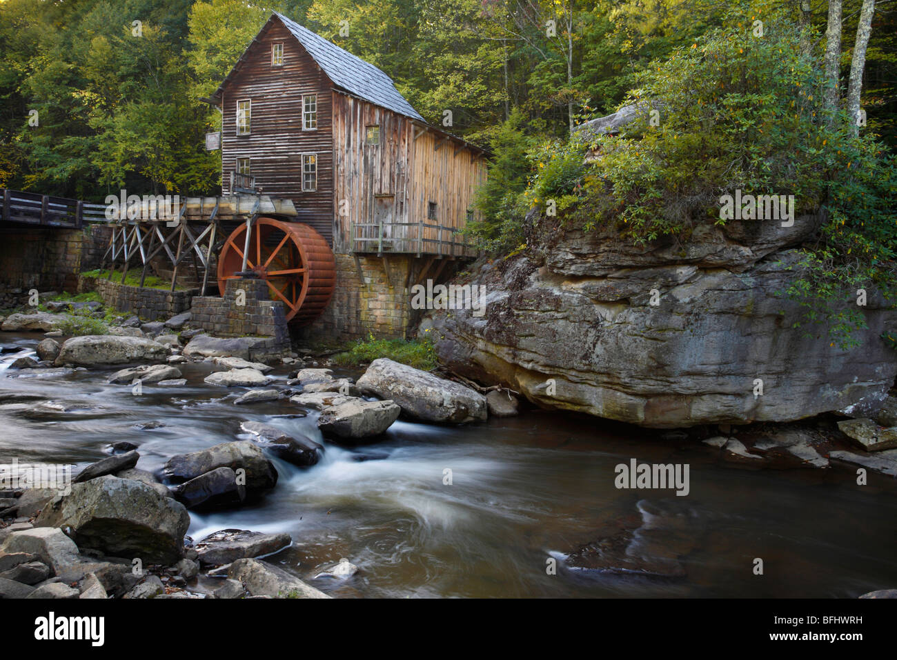 Gristmill babcock state park hi-res stock photography and images - Alamy