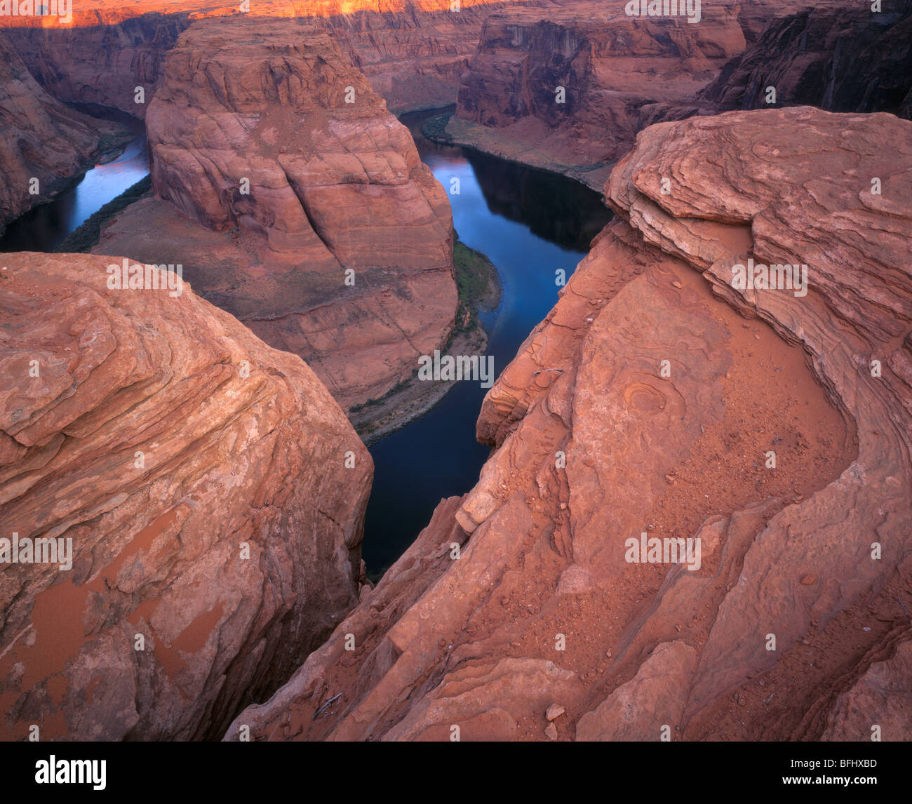 Colorado River at Muleshoe Bend, Glen Canyon National Recreation Area ...