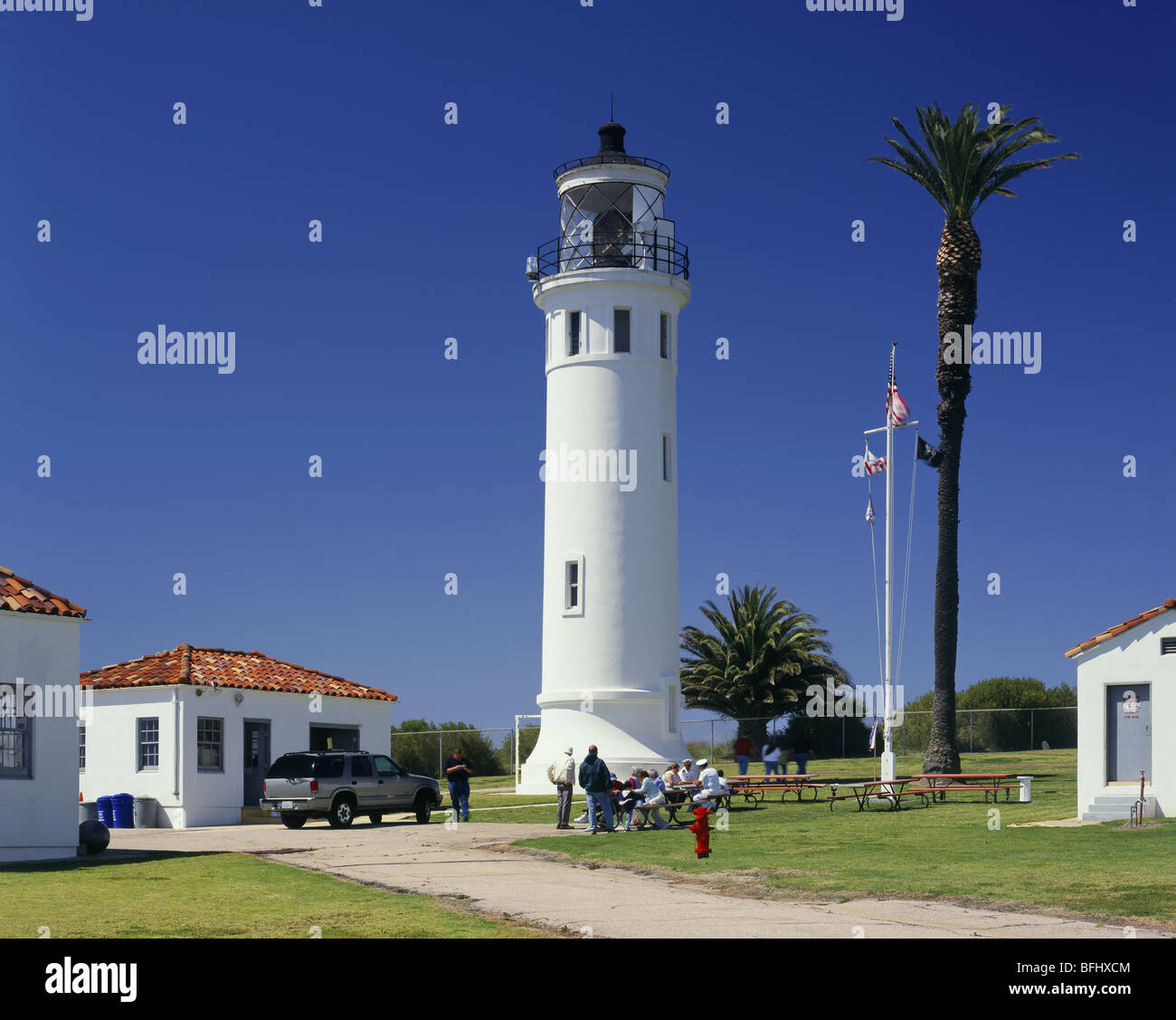 CALIFORNIA - Point Vincent Lighthouse in Rancho Palos Verdes Stock Photo - Alamy