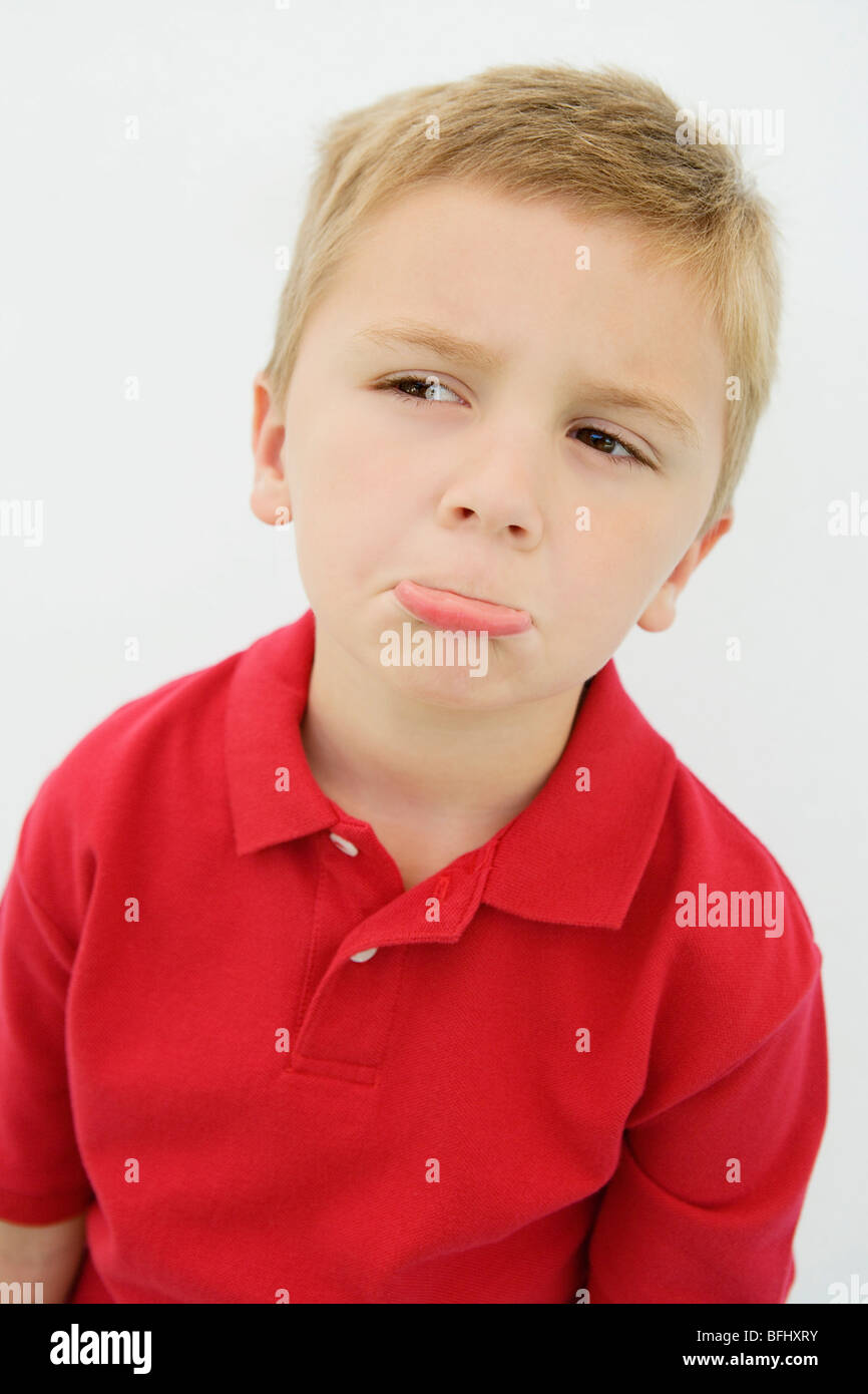 Young boy pout hi-res stock photography and images - Alamy Young boy pout hi-res stock photography and images - Alamy
