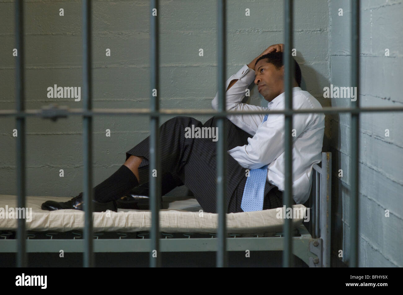 Man In Prison Cell High Resolution Stock Photography and Images - Alamy