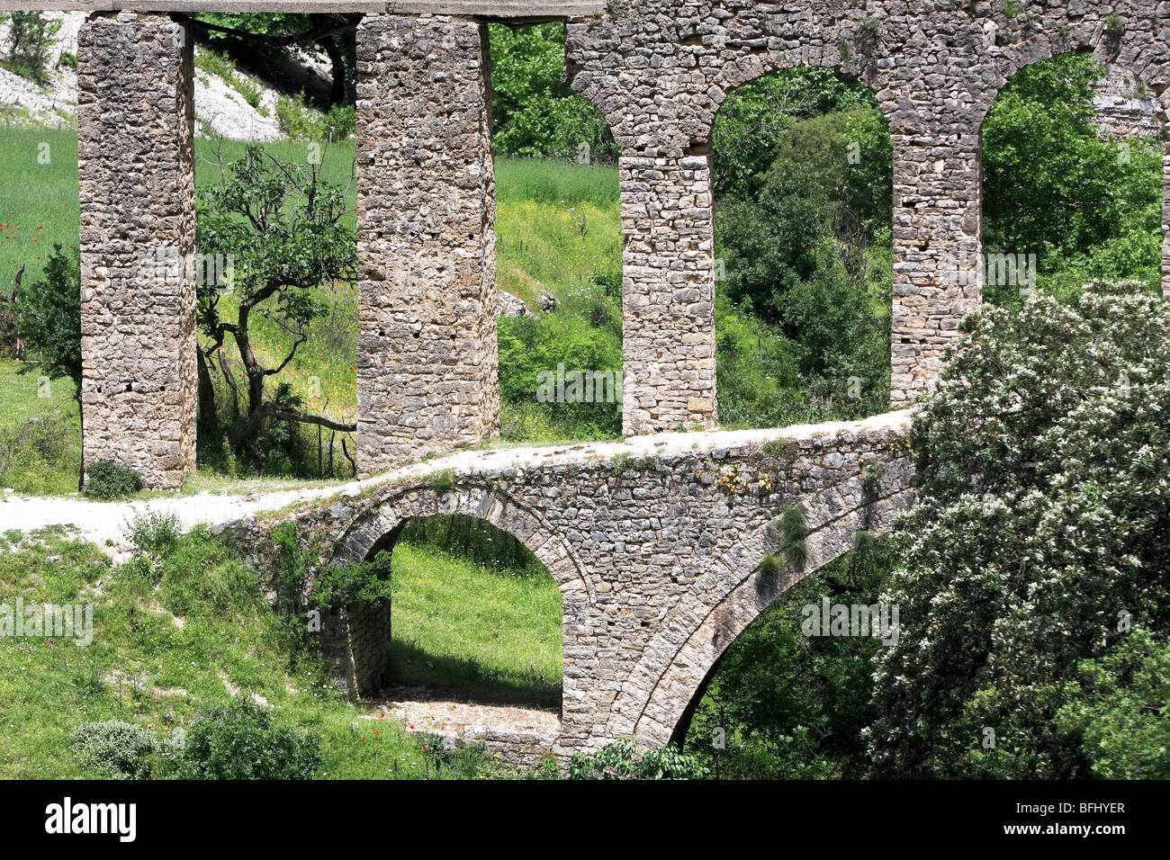 Albania, Benca, Roman Aqueduct Stock Photo - Alamy