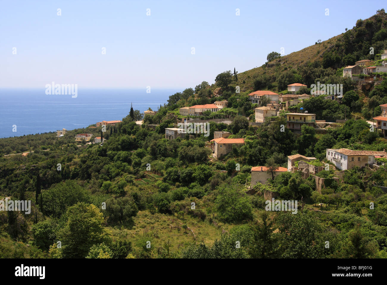 Dhermi village hi-res stock photography and images - Alamy