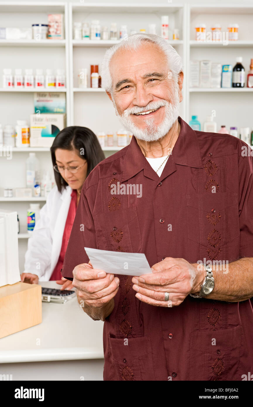 Collecting prescription hi-res stock photography and images - Alamy