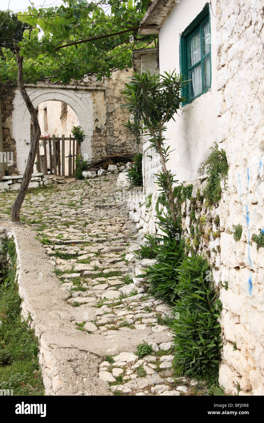 Village of vuno albania hi-res stock photography and images - Alamy