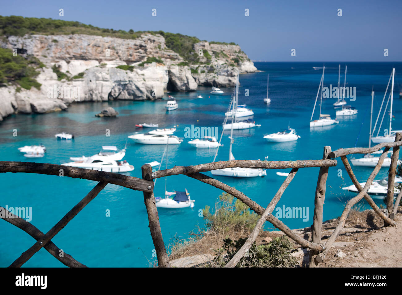 Cala Macarella, Menorca, Spain Stock Photo - Alamy