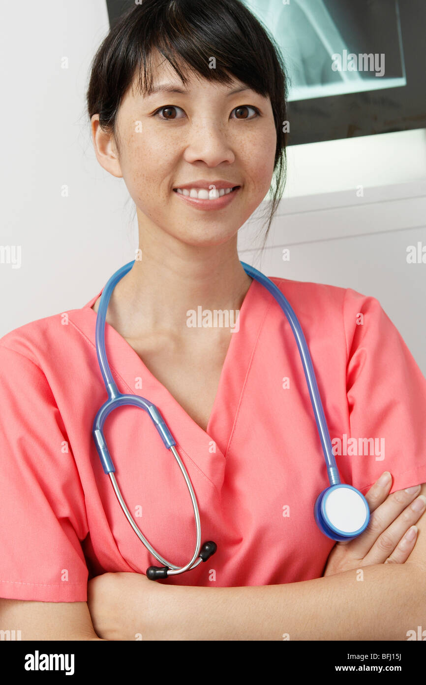 Doctor in hospital,portrait Stock Photo - Alamy
