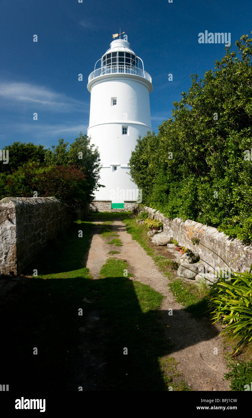 St. Agnes Lighthouse, St. Agnes, Isles of Scilly Stock Photo - Alamy