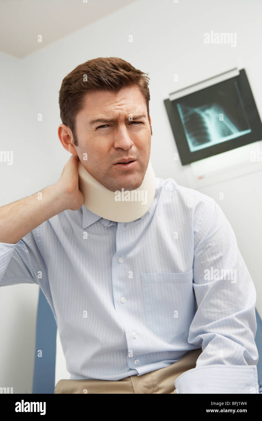 Neck Brace Hospital High Resolution Stock Photography and Images - Alamy