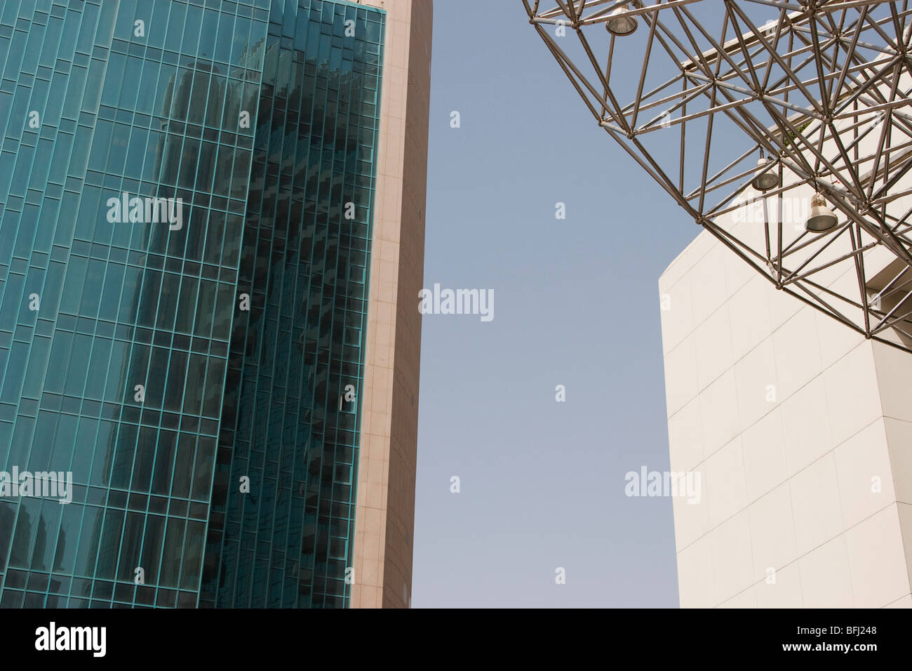 Dubai, UAE, Architectural detail of the buildings in Deira Stock Photo ...