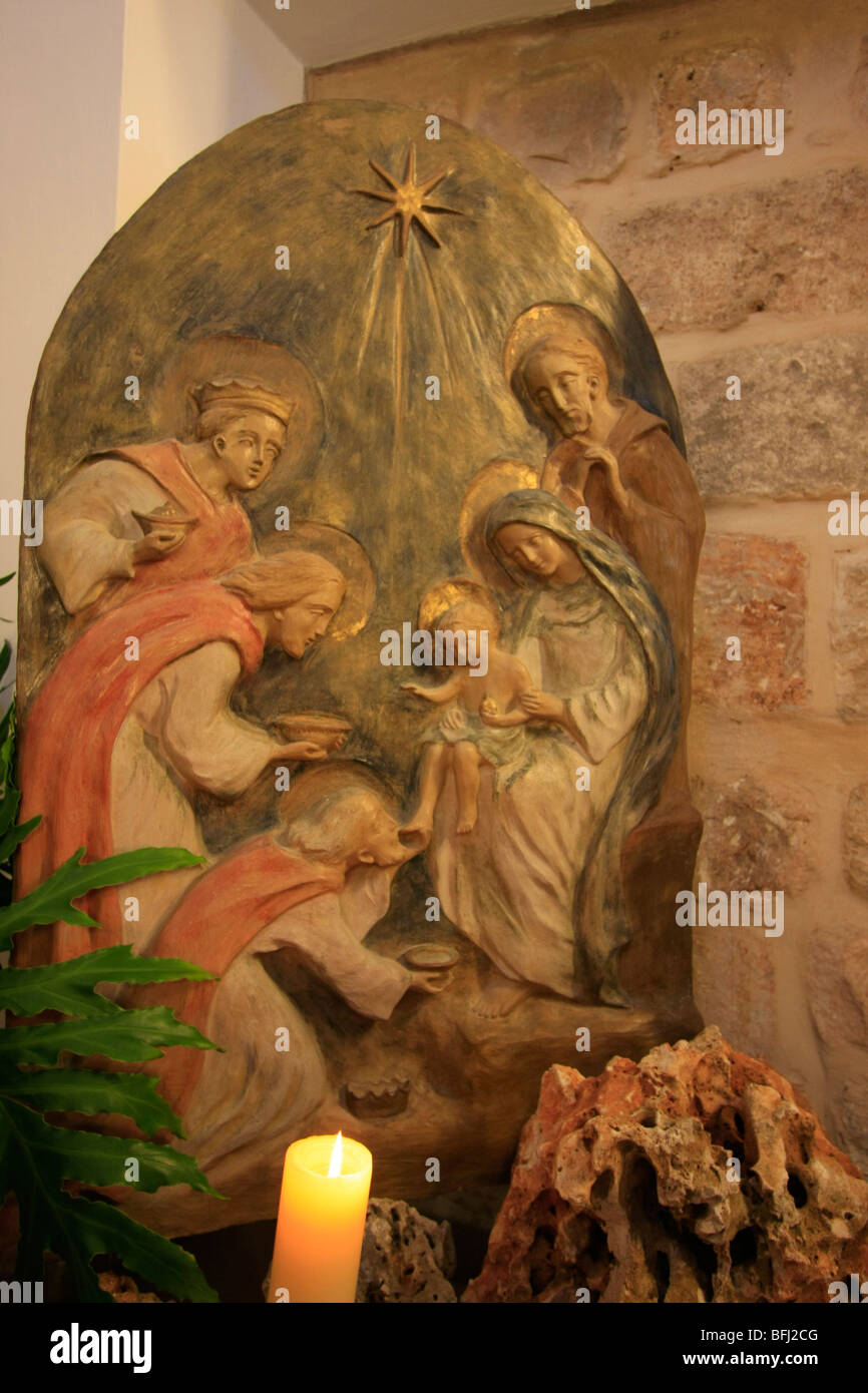 Israel, Mount Carmel. The Church of the Carmelite Sanctuary and Convent ...
