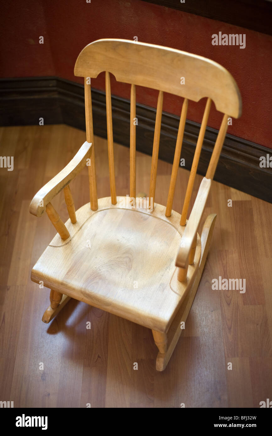 Rocking chair photographed from above Stock Photo - Alamy