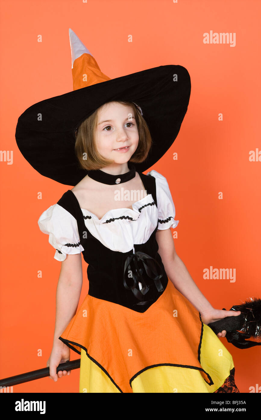 Candy Corn Witch Costumes For Girls
