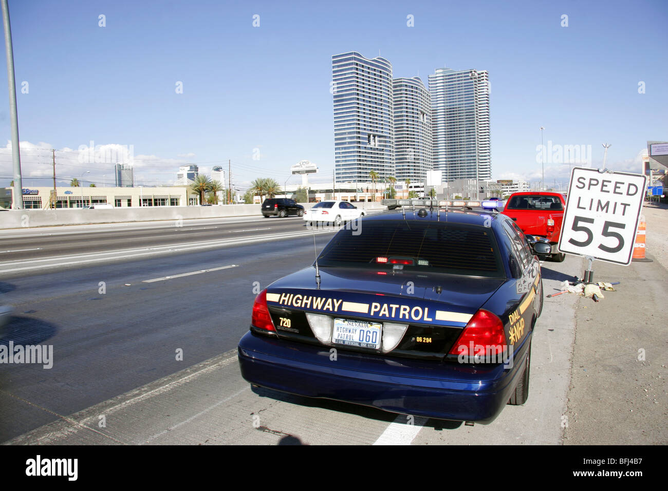 Nevada Highway Patrol State Trooper, Las Vegas Stock Photo - Alamy