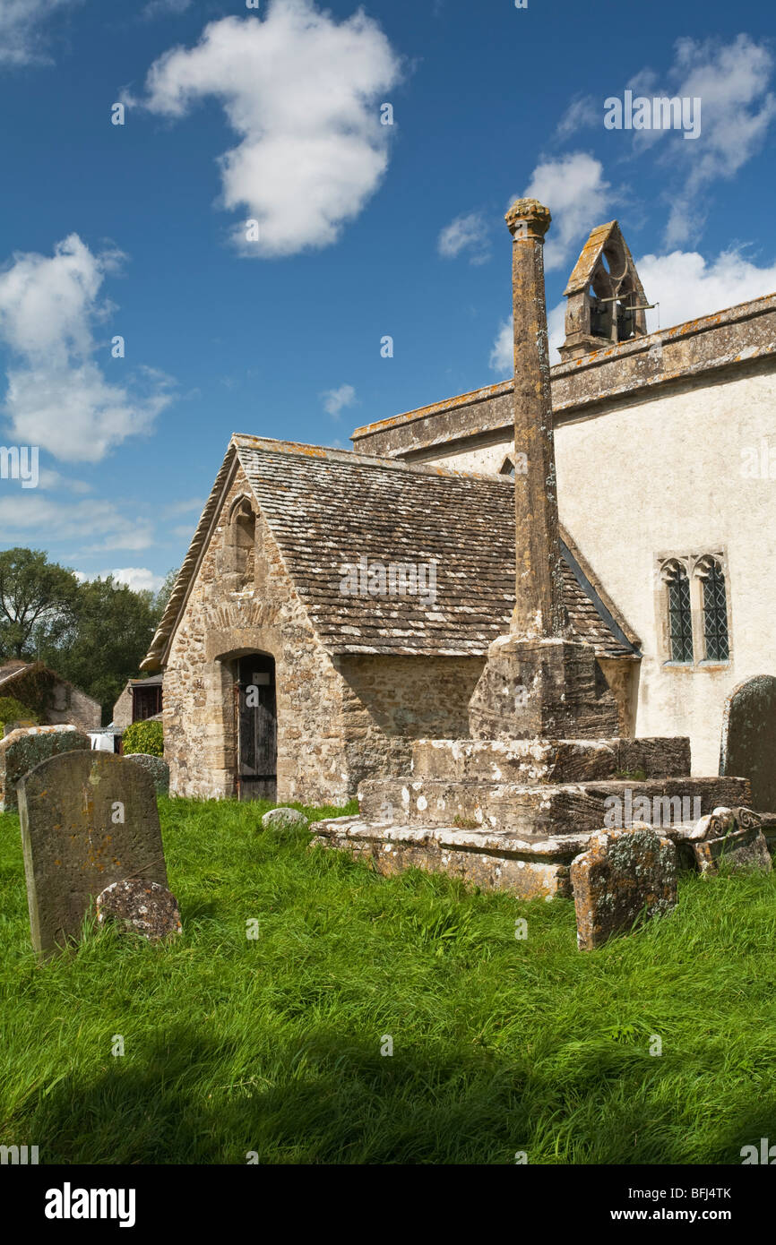 The Saxon church of Saint John the Baptist at Inglesham near Lechlade ...