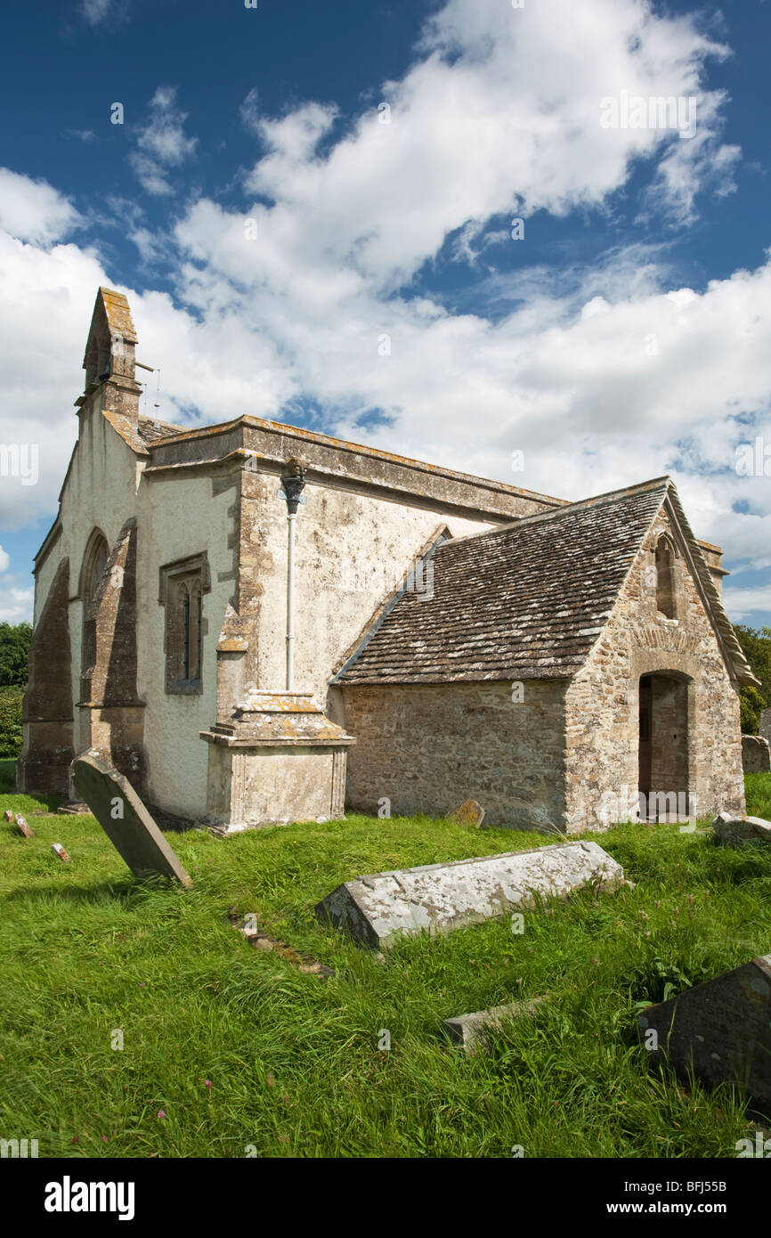 The Saxon church of Saint John the Baptist at Inglesham near Lechlade ...