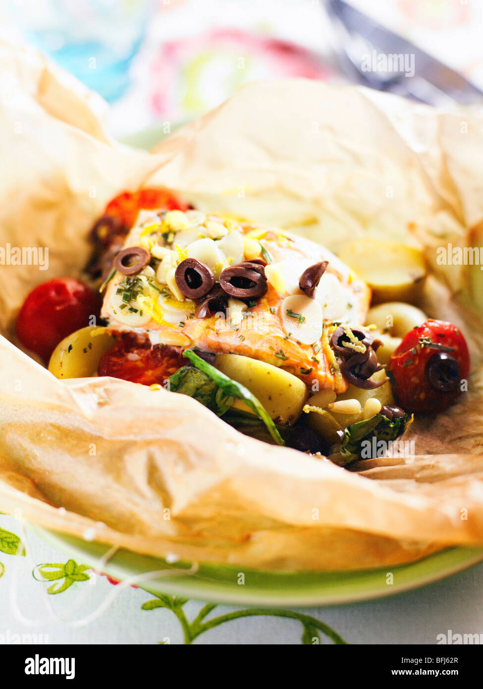 Closeup parcel wrapped in hi-res stock photography and images - Alamy