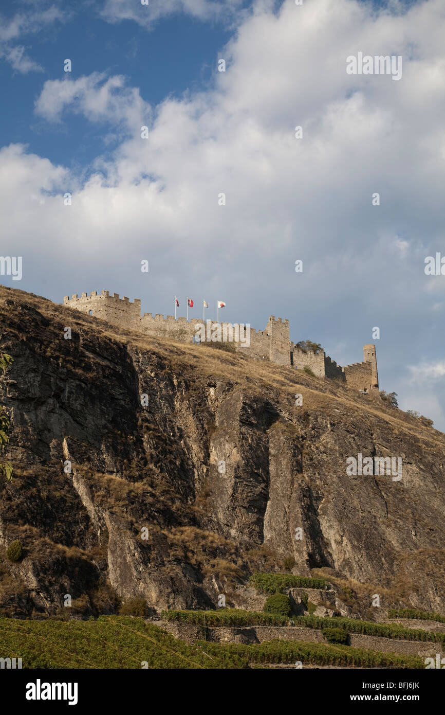 Tourbillon castle on hill hi-res stock photography and images - Alamy