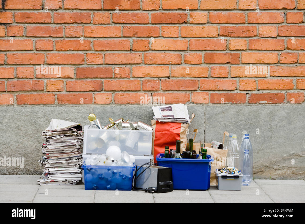 Domestic refuse, Sweden Stock Photo - Alamy
