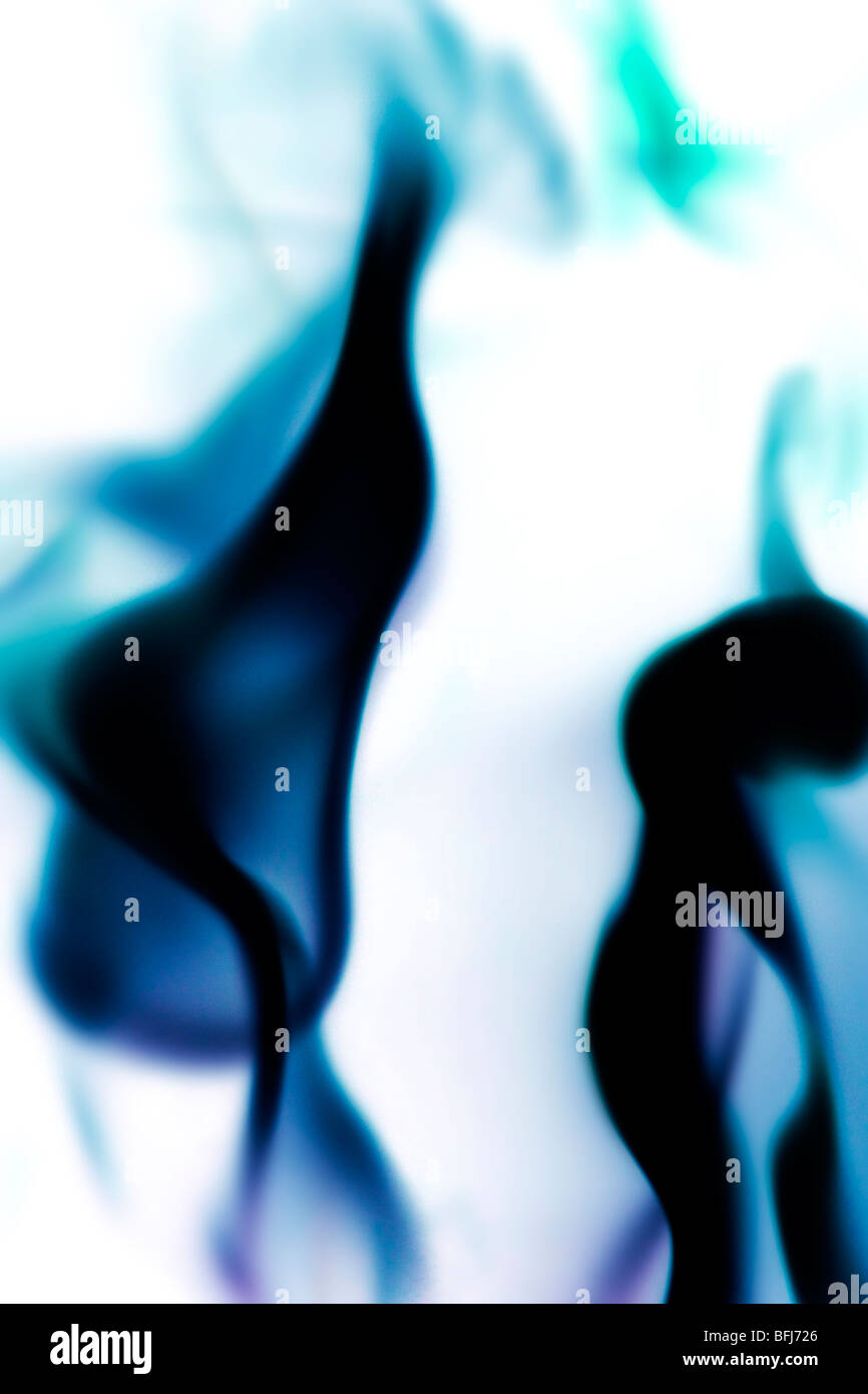 Blue colored smoke hi-res stock photography and images - Alamy
