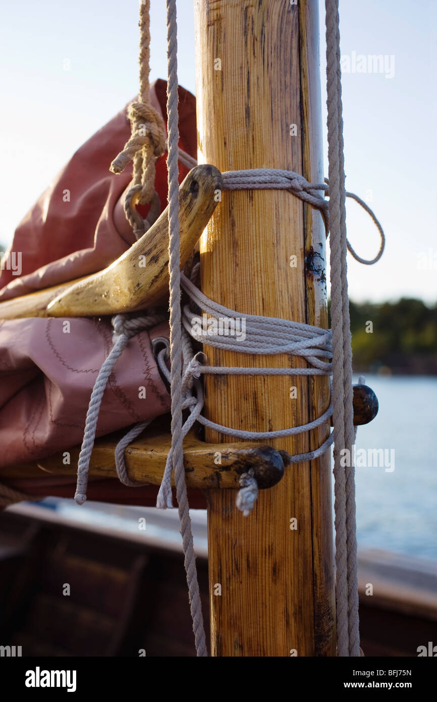 A sailing-boat, Sweden Stock Photo - Alamy