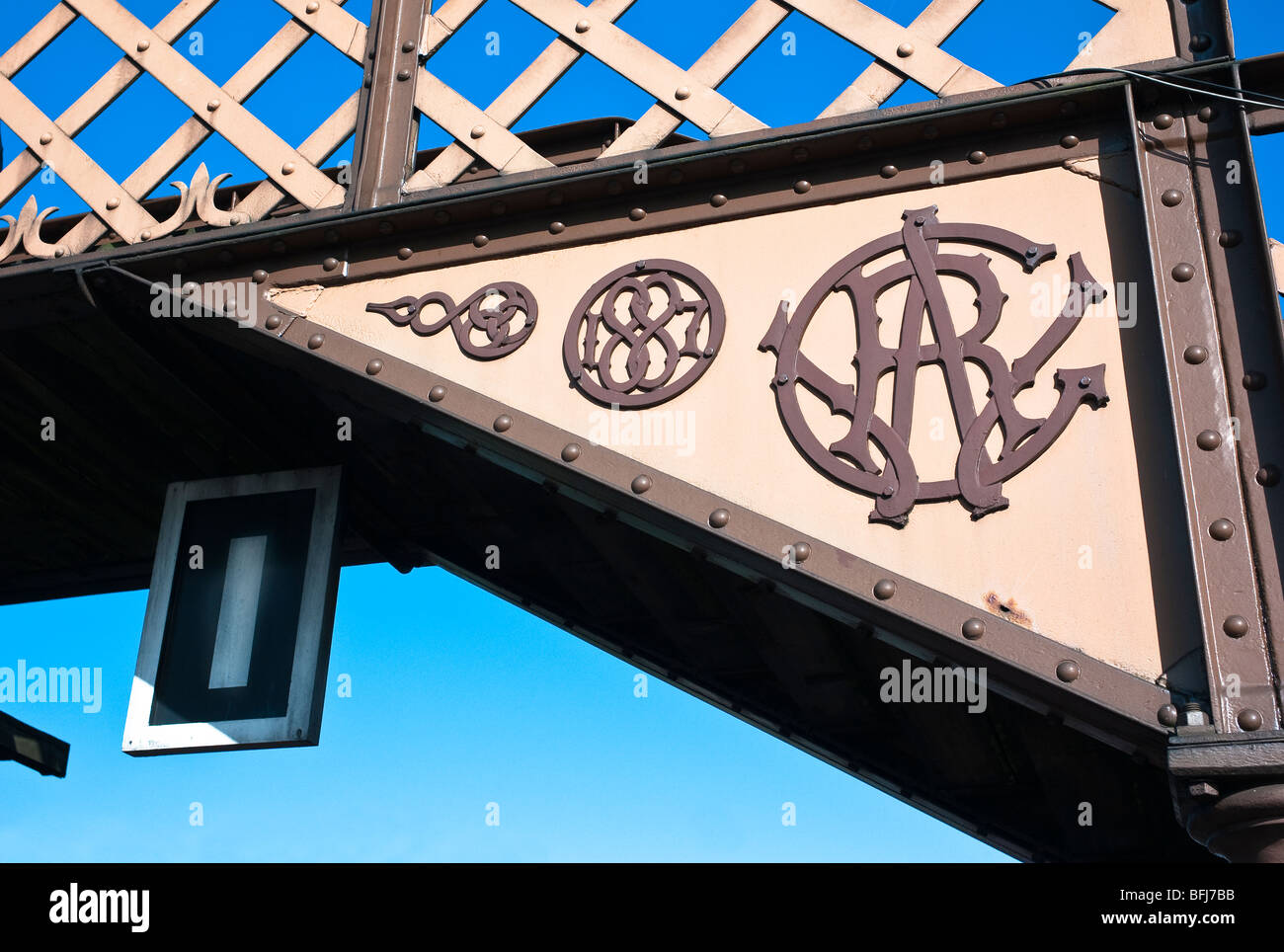Old great western railway sign hi-res stock photography and images - Alamy