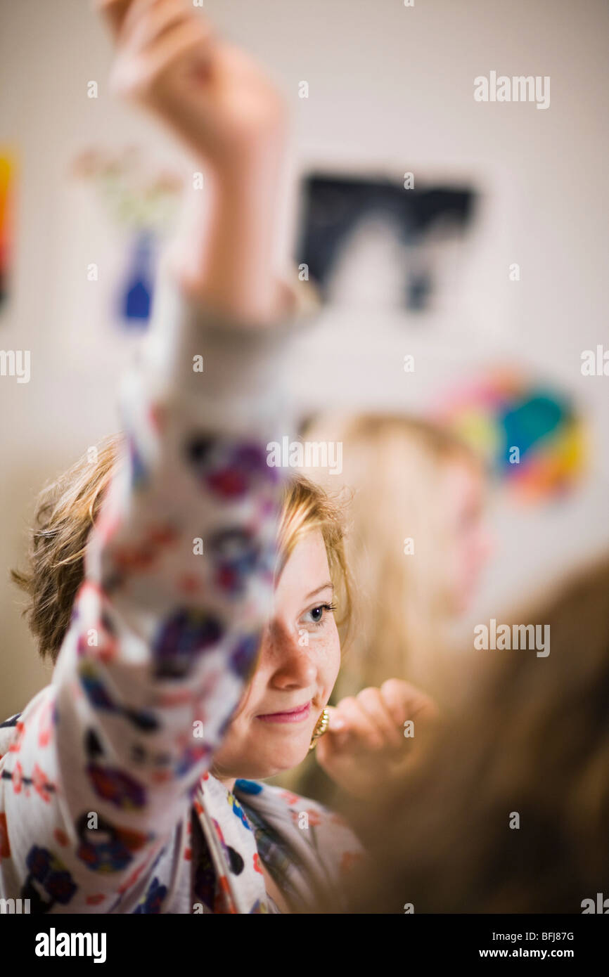 11 year old girl blonde hi-res stock photography and images - Alamy