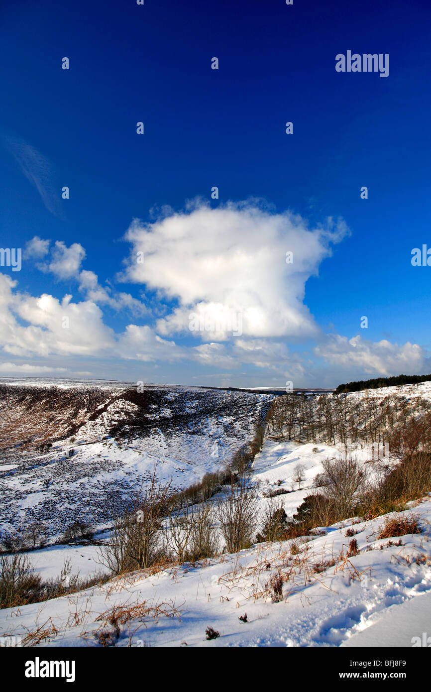 Winter Snow Hole of Horcum Beauty Spot North Yorkshire Moors National ...