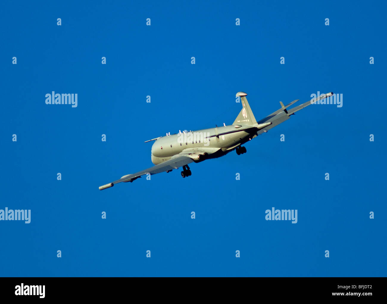 HS Nimrod MR2 on a circuit training flight from RAF Kinloss MR Wing the ...