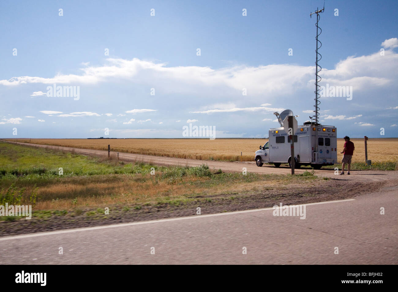 The National Severe Storms Labratory mobile command post. The NSSL ...