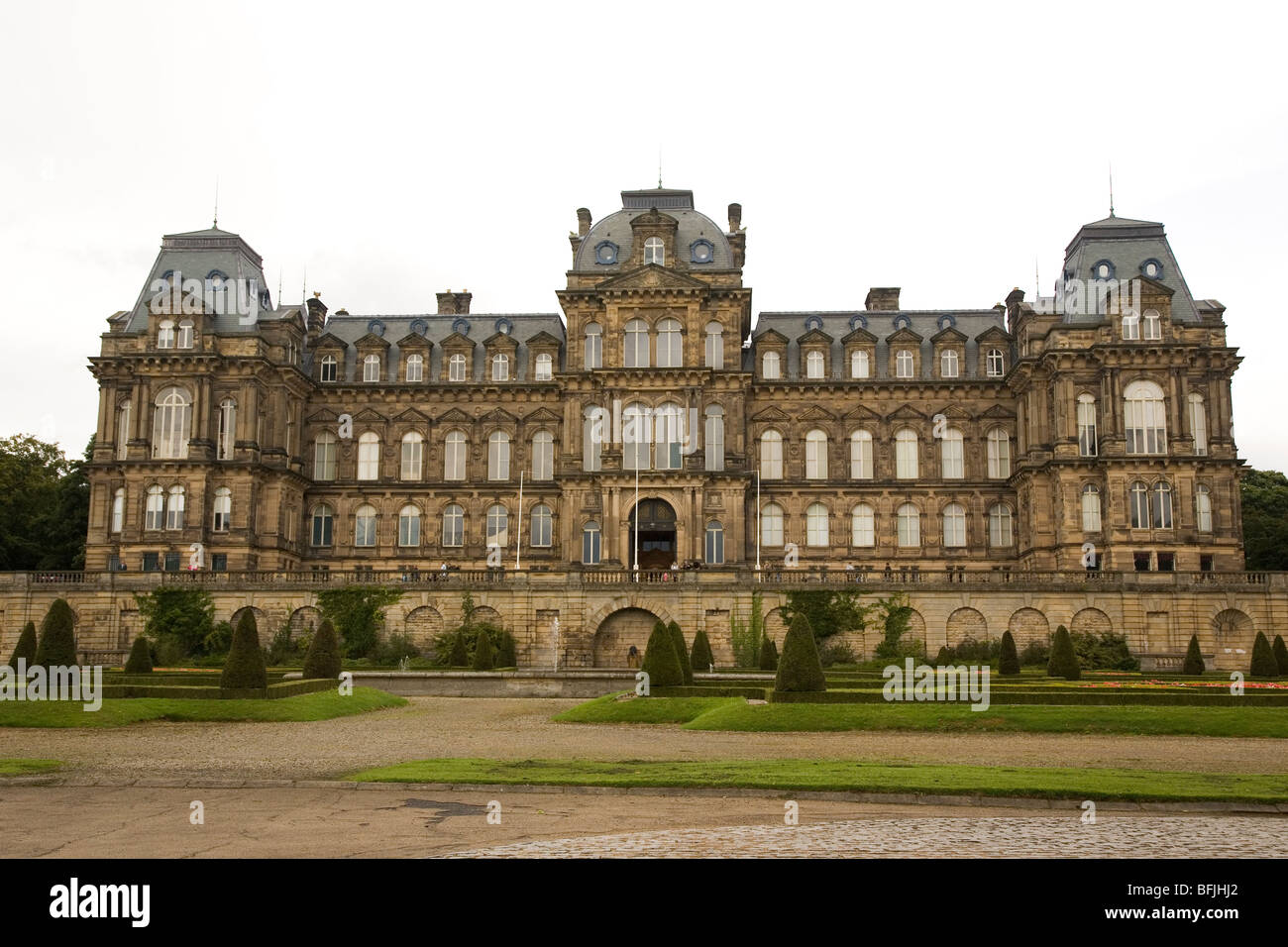 Bowes Museum at Barnard Castle in County Durham, England Stock Photo ...