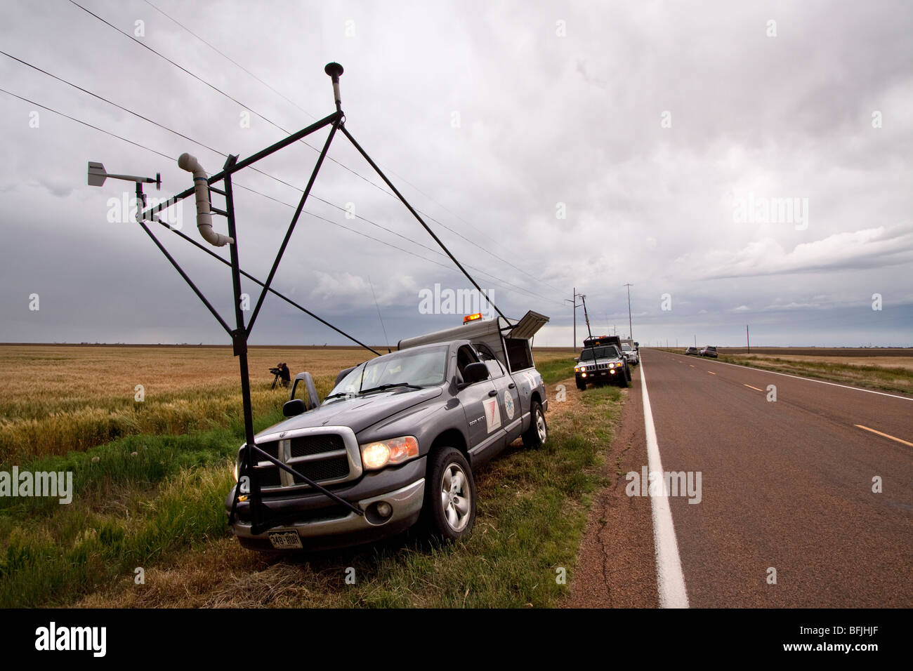Storm chasing truck hi-res stock photography and images - Alamy