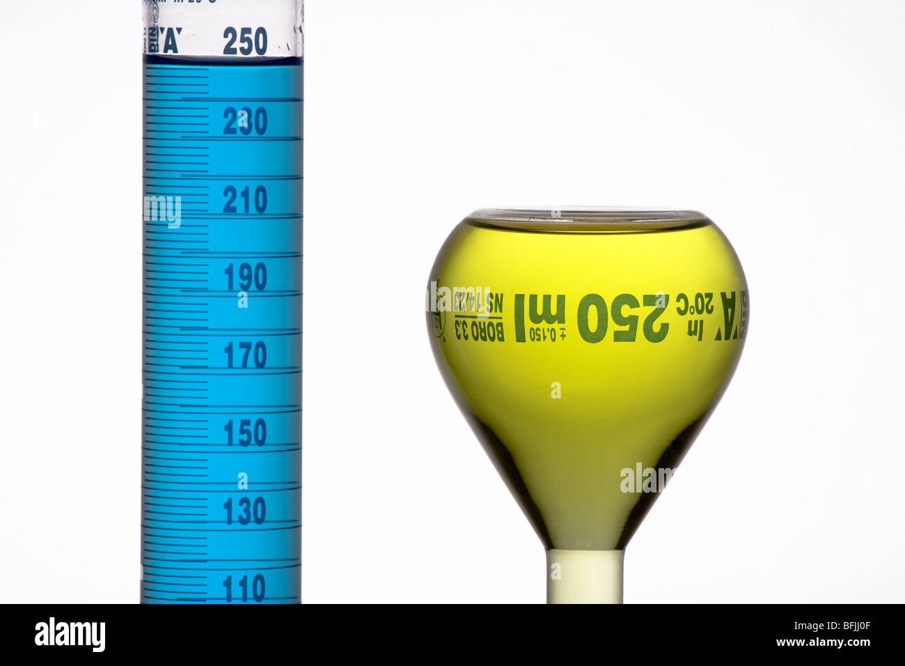 Yellow chemical reaction Cut Out Stock Images & Pictures - Alamy