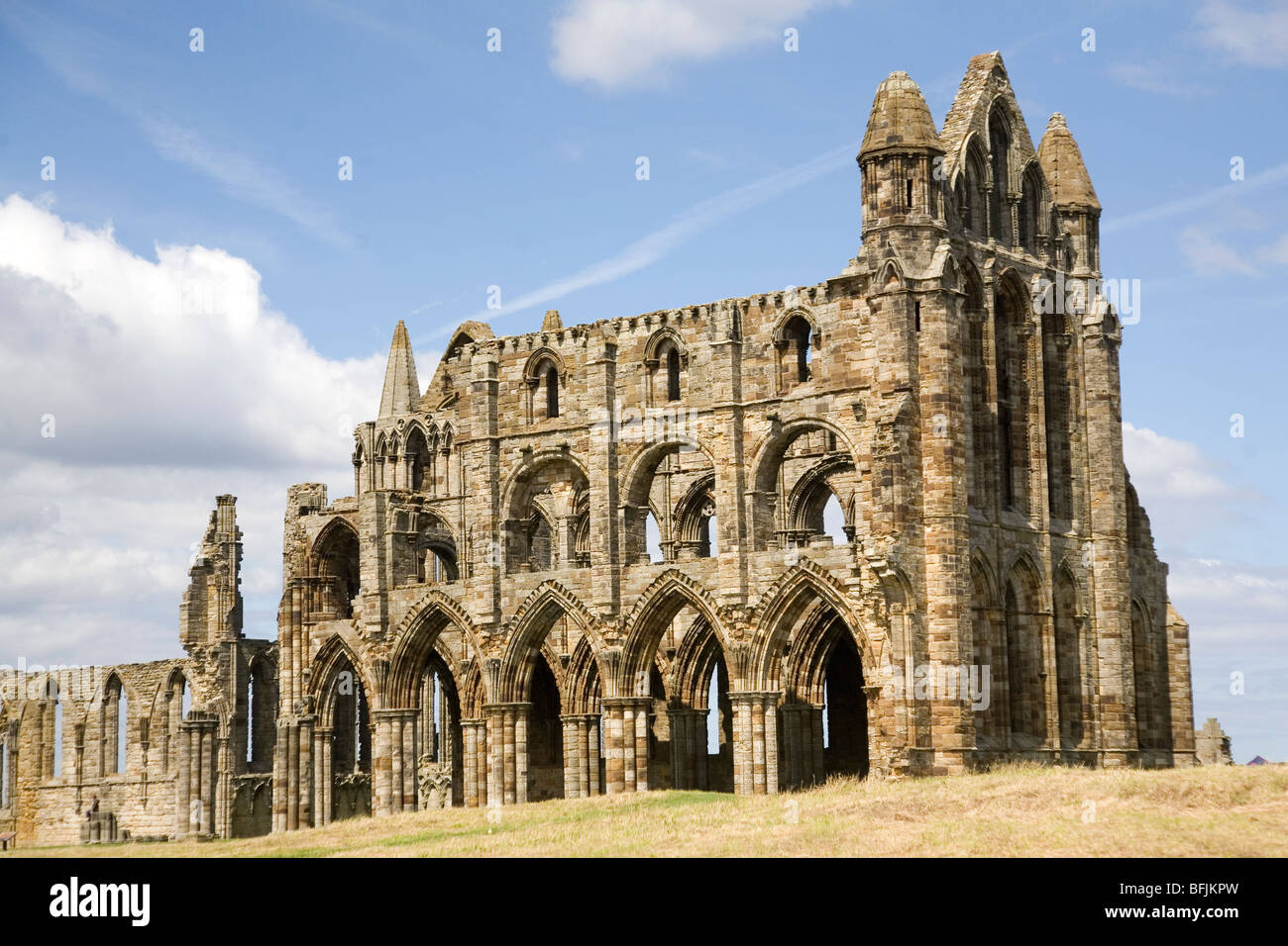 The ruins of Whitby Abbey in North Yorkshire, England Stock Photo - Alamy