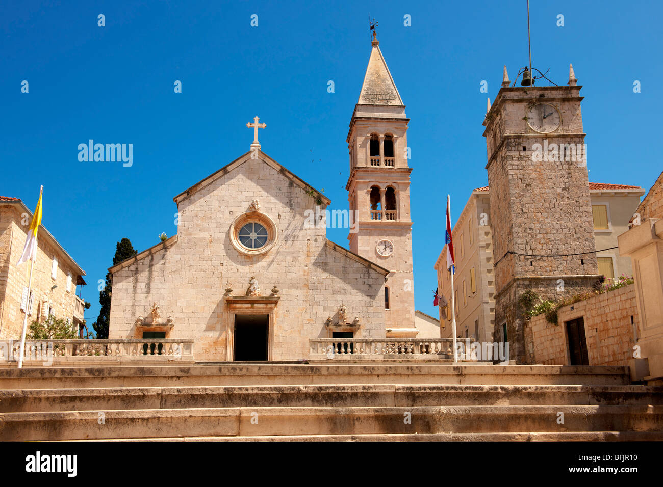 Supetar harbour, Brač island, Croatia Stock Photo - Alamy