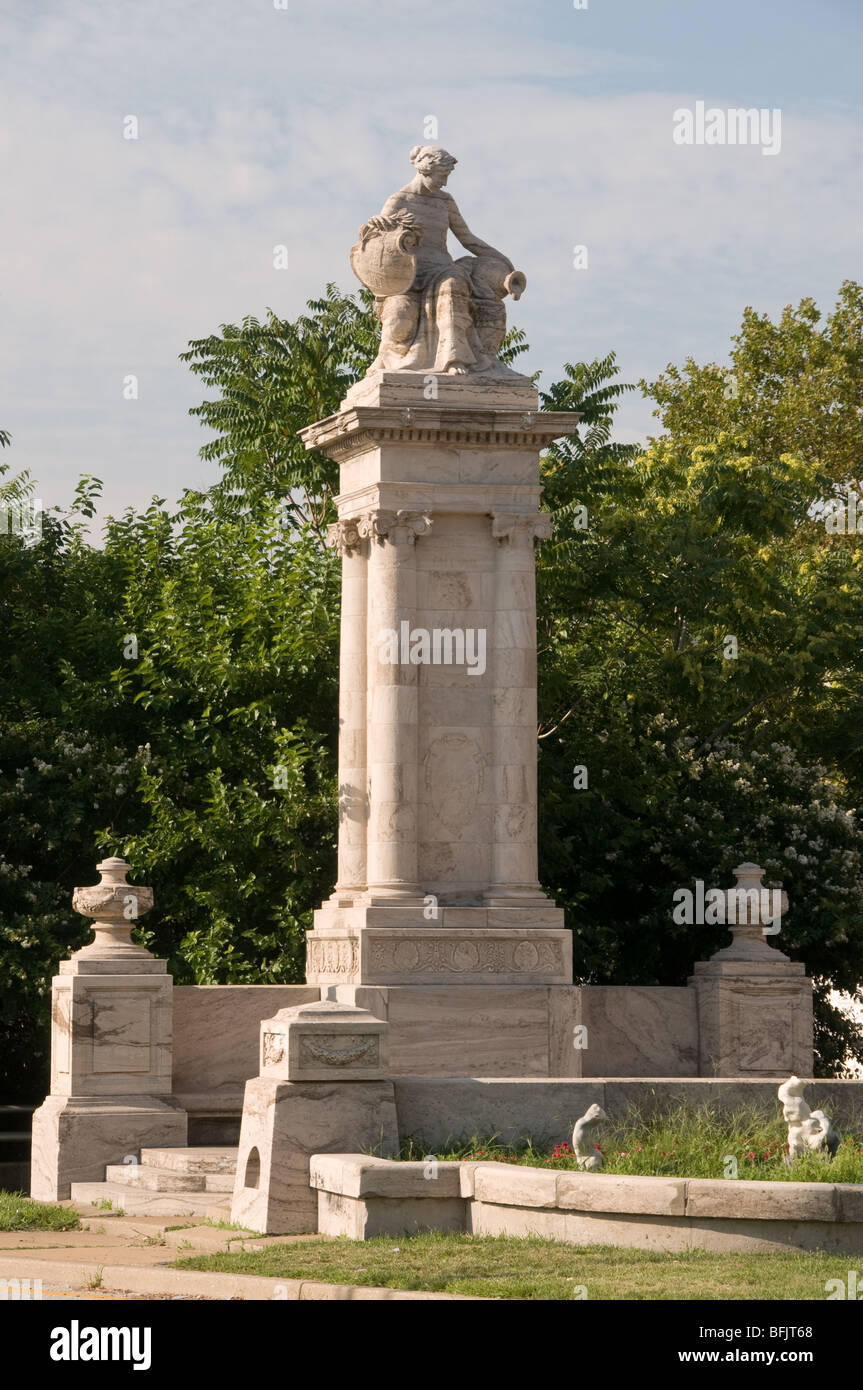 Sculpture in Baltimore The Fallsway Fountain by Hans Schuler – 1915 ...