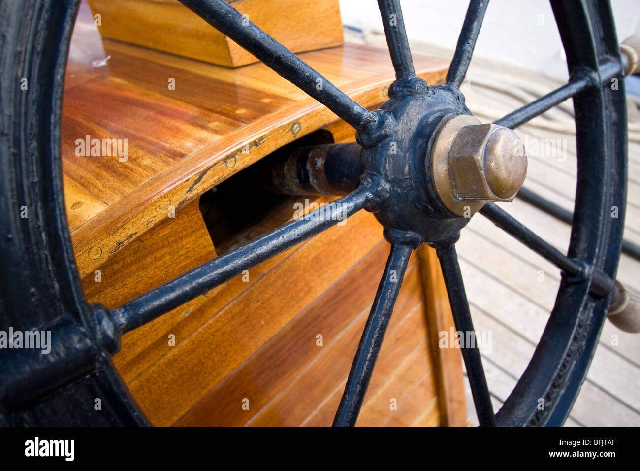 Steer ship wheel hi-res stock photography and images - Alamy