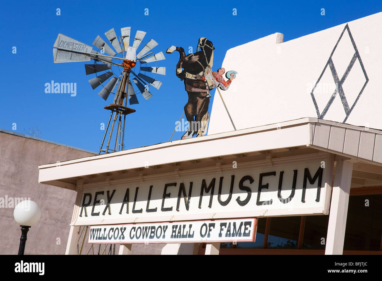 Rex Allen Museum, Willlcox, Cochise County, Arizona, USA Stock Photo ...