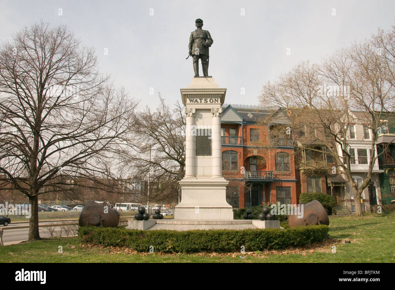 Sculpture in Baltimore The Watson Monument by Edward Berge Mt. Royal ...