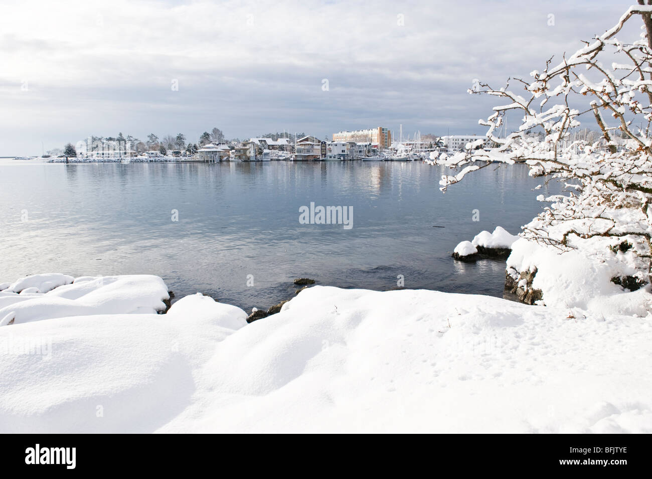 Seldom seen snow in Victoria, British Columbia, Canada Stock Photo - Alamy